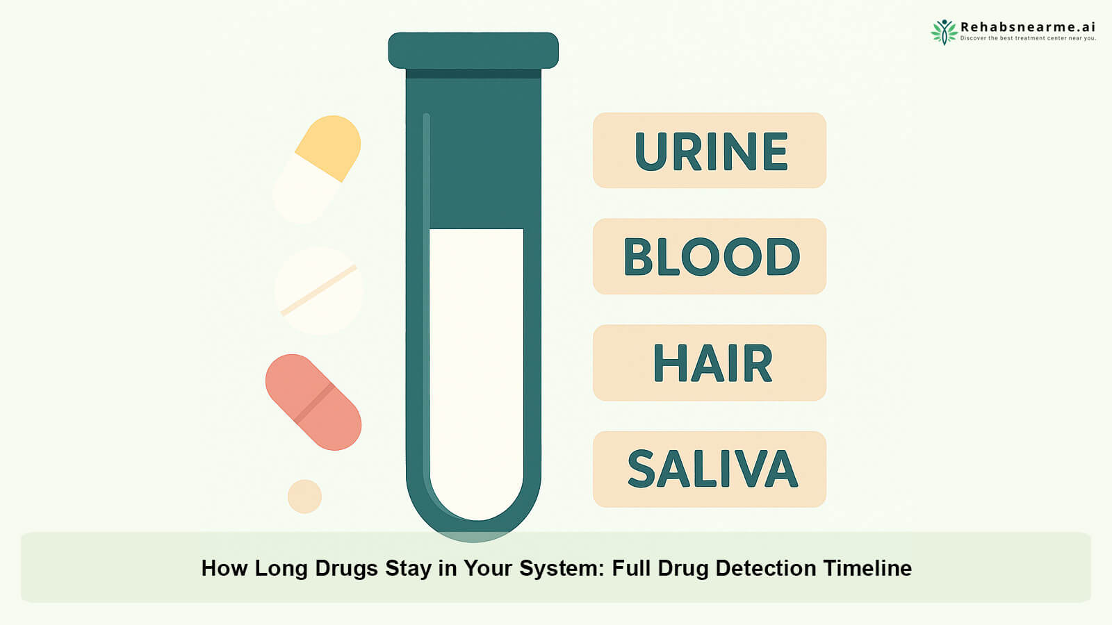 How Long Drugs Stay in Your System | Drug Detection Times by Test